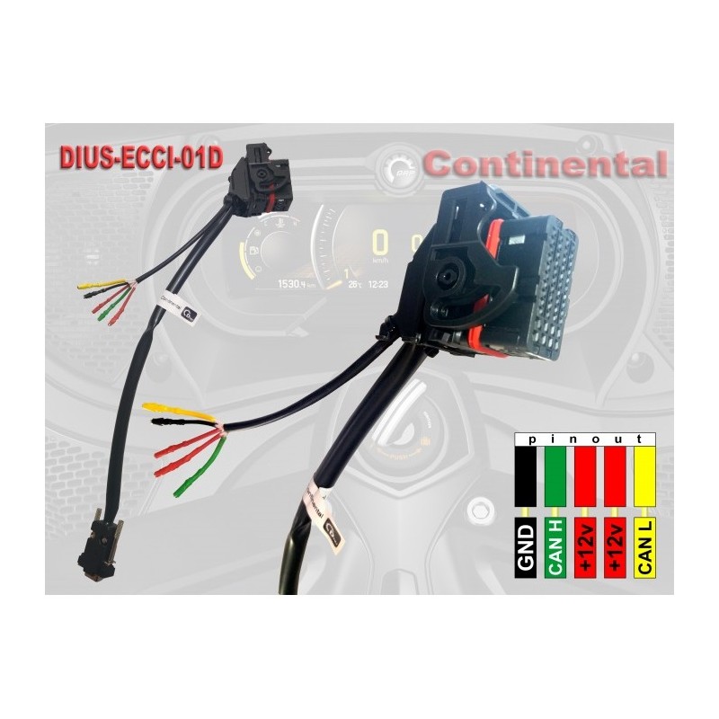 DIUS Interface 2-in-1 / ECM/Cluster + Power Interface (4-tec)