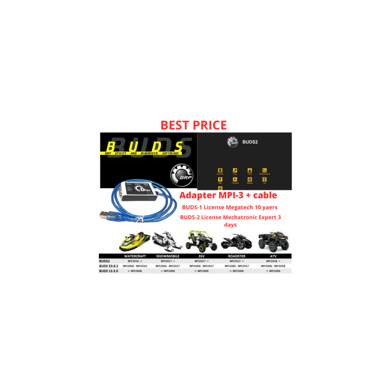 Diagnostic Kit Adapter Dius MPI-3 +cable +BUDS/BUDS2